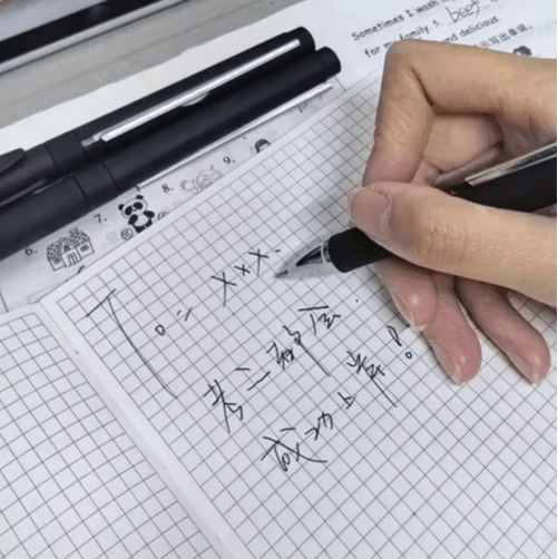 قلم جل أسود مع اختبار تمرير فارغ قابل للسحب ، ورق مطلي ABS ، متين ...