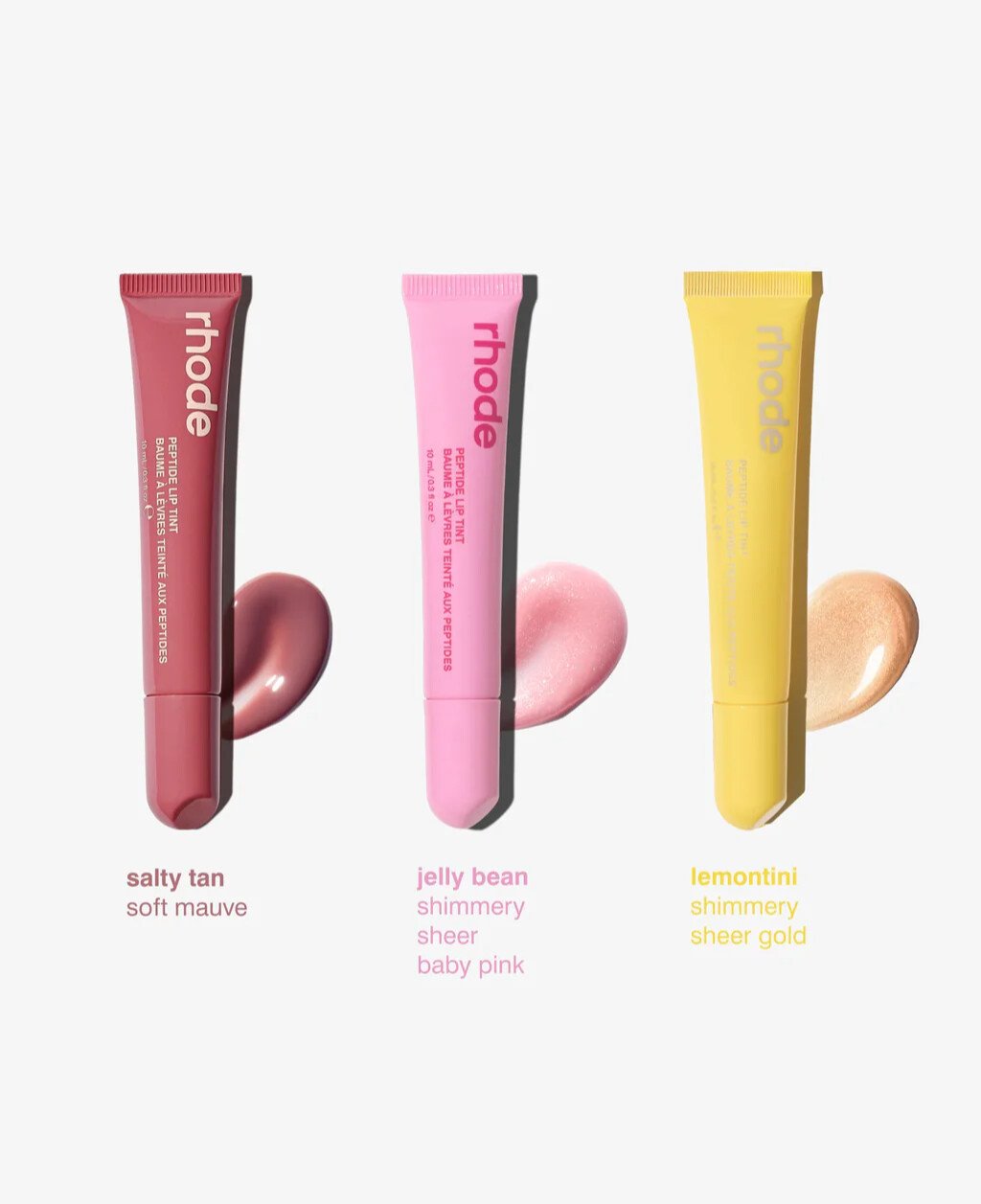 Rhode the peptide lip trio | Miamor makeup