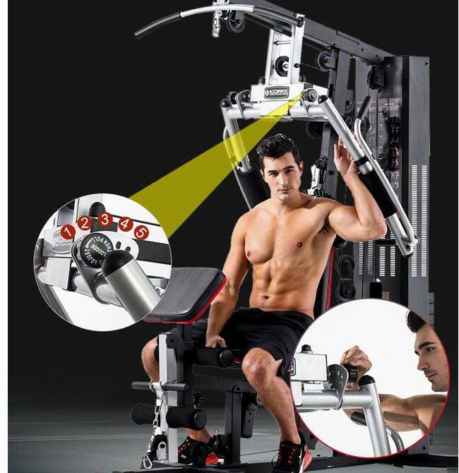 Korix Multi-functional Home Gym Station - 65KG | مملكة بازوكا